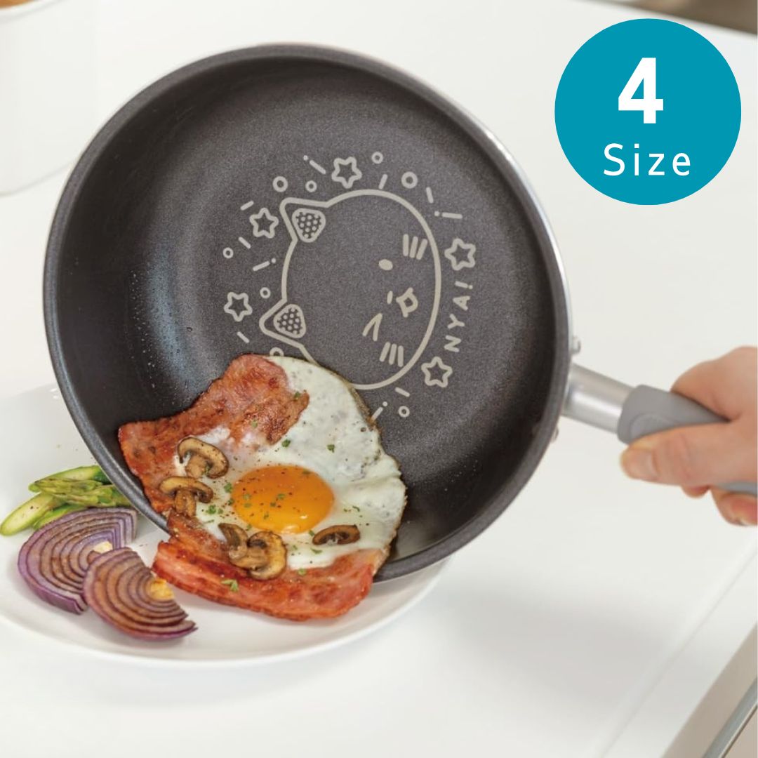 【楽天市場】2025新商品 選べる4種類 にゃんこれ IH対応 フライパン 20cm 26cm 深型 21cm 玉子焼き | にゃんこれ フライパン IH対応 PFOAフリー ガス火対応 猫 ...