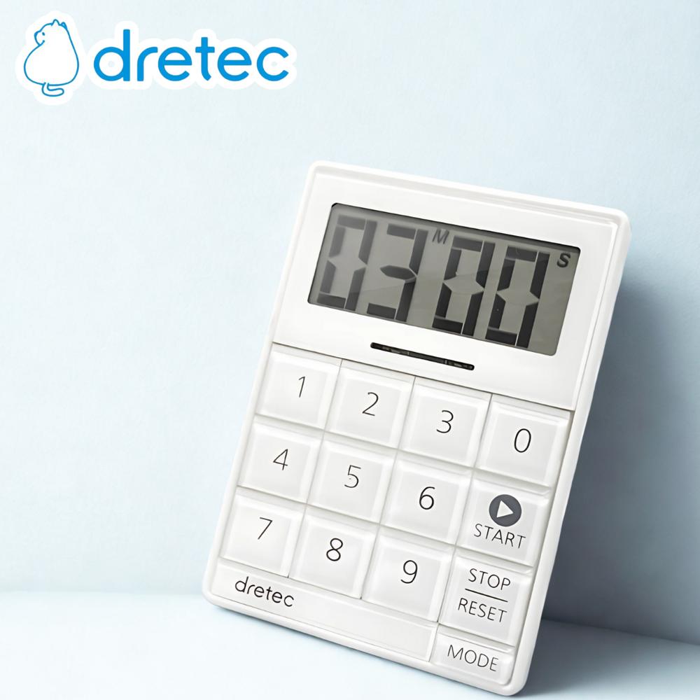 【楽天市場】dretec(ドリテック) T-549WT キュービックタイマー | キュービックタイマー タイマー デジタル ホワイト ドリテック 音 光 無音機能付き キッチンタイマー ...