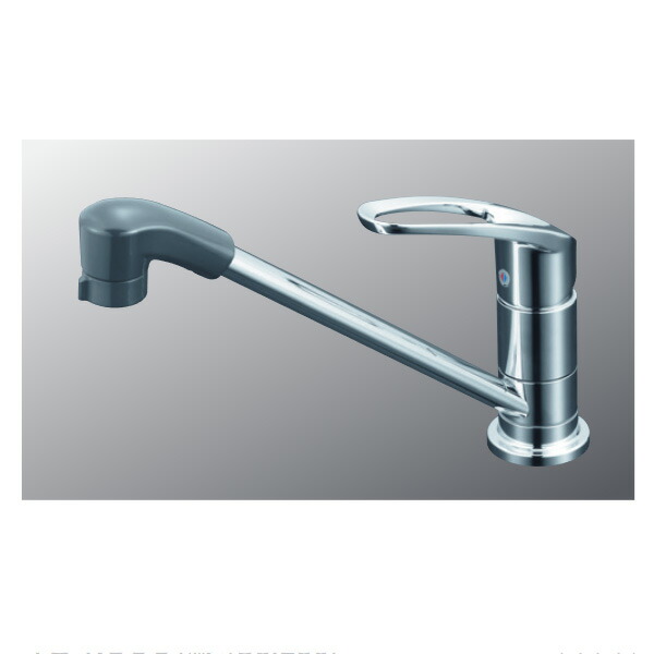 【楽天市場】KVK（ケーブイケー） KM5011UTF 取付穴兼用型・シングル混合栓：セミプロDIY店ファースト