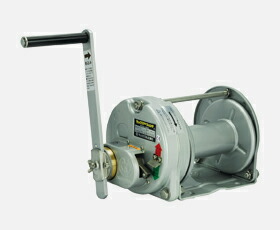 【楽天市場】マックスプル 手動ウインチ 回転式（ストッパー内蔵式）メタリック塗装ST-10-SI [法人限定][送料別途お見積り]：セミプロDIY店ファースト