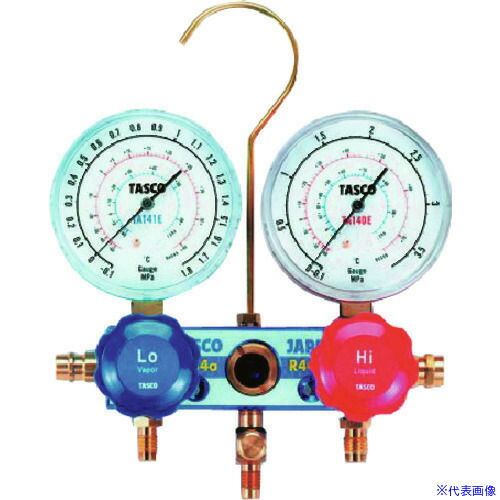 【楽天市場】 タスコ R134aカーエアコン用ゲージマニホールド TA126(1451089)[送料別途見積り][法人・事業所限定][掲外取寄 ...
