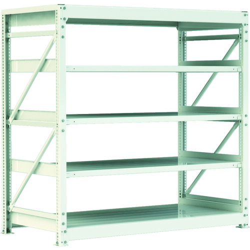 【楽天市場】 IRIS 重量ラック1t セット W1500*D620*H2100 基本 5段 HK1562215(2070123)[法人限定 ...