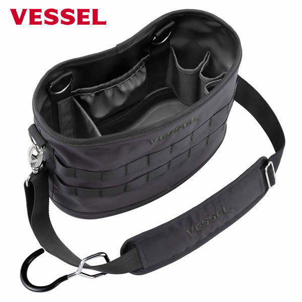 【楽天市場】VESSEL(ベッセル) タフフィットバケツM 限定版：ブラック 電工バケツ TBK-300BK【在庫有り】：セミプロDIY店ファースト