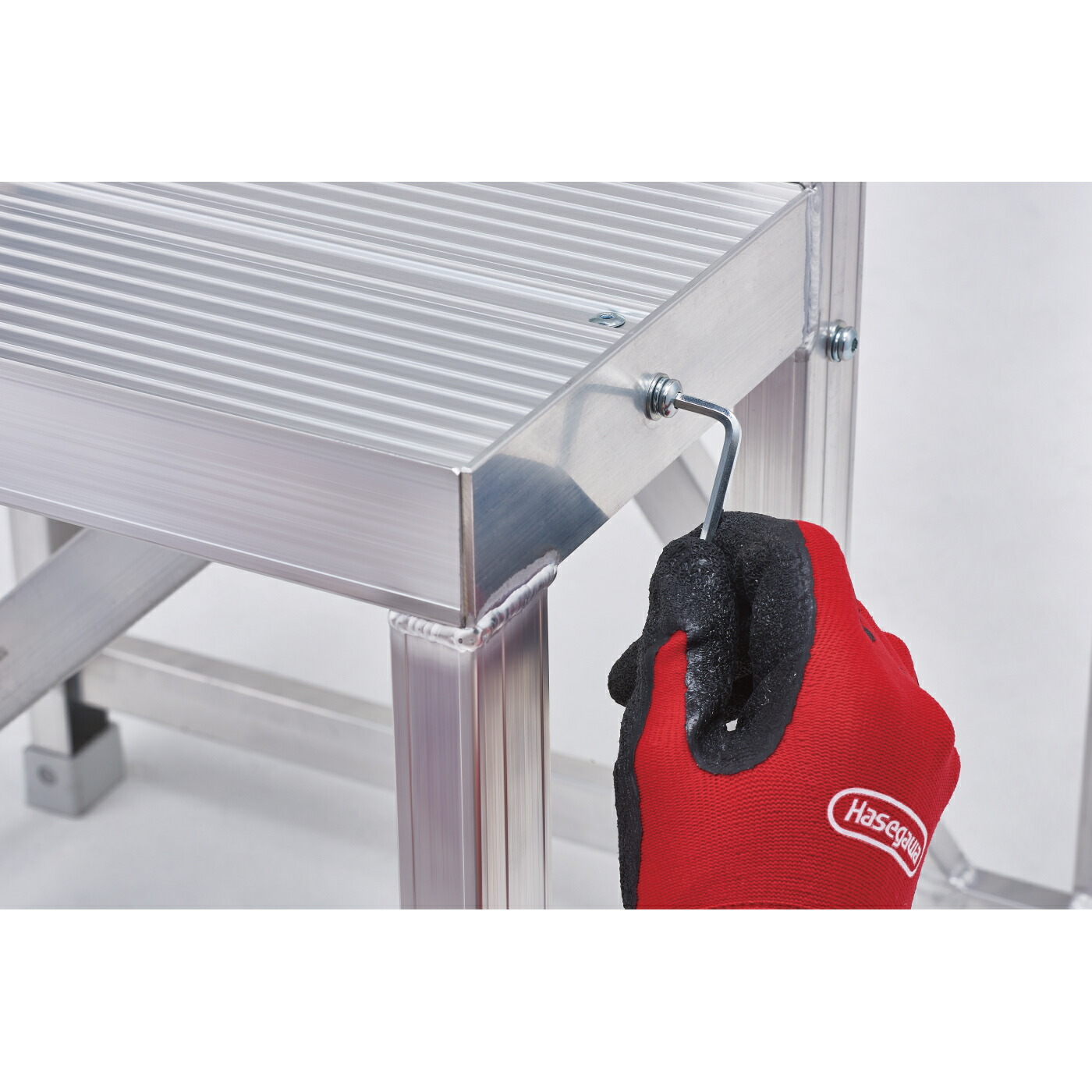 【楽天市場】長谷川工業 作業台 ライトステップ DB4-6412 アルミ組立式[配送制限商品]：セミプロDIY店ファースト