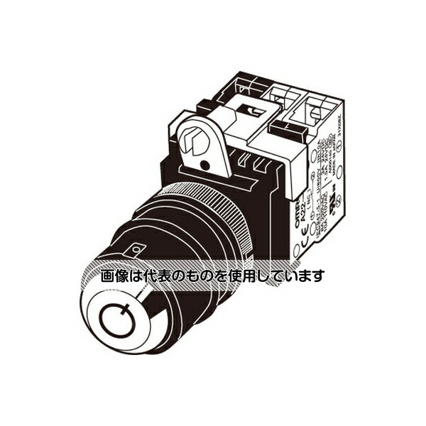 【楽天市場】オムロン（FA・制御機器） セーフティ・キーセレクタスイッチ A22TK-2RL A22TK-2RL-12-02 入数：1個 ...