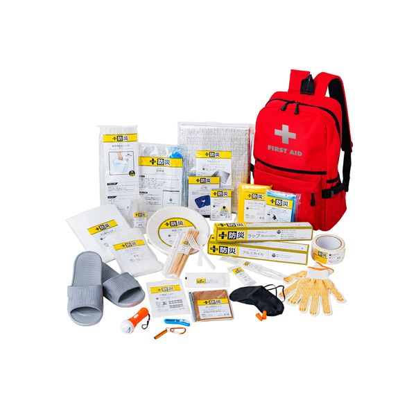 【楽天市場】ファミリー・ライフ 防災士が選んだオリジナル防災用品30点セットDX[04355] 防災セット 防災グッズ 地震 災害対策 避難 ...