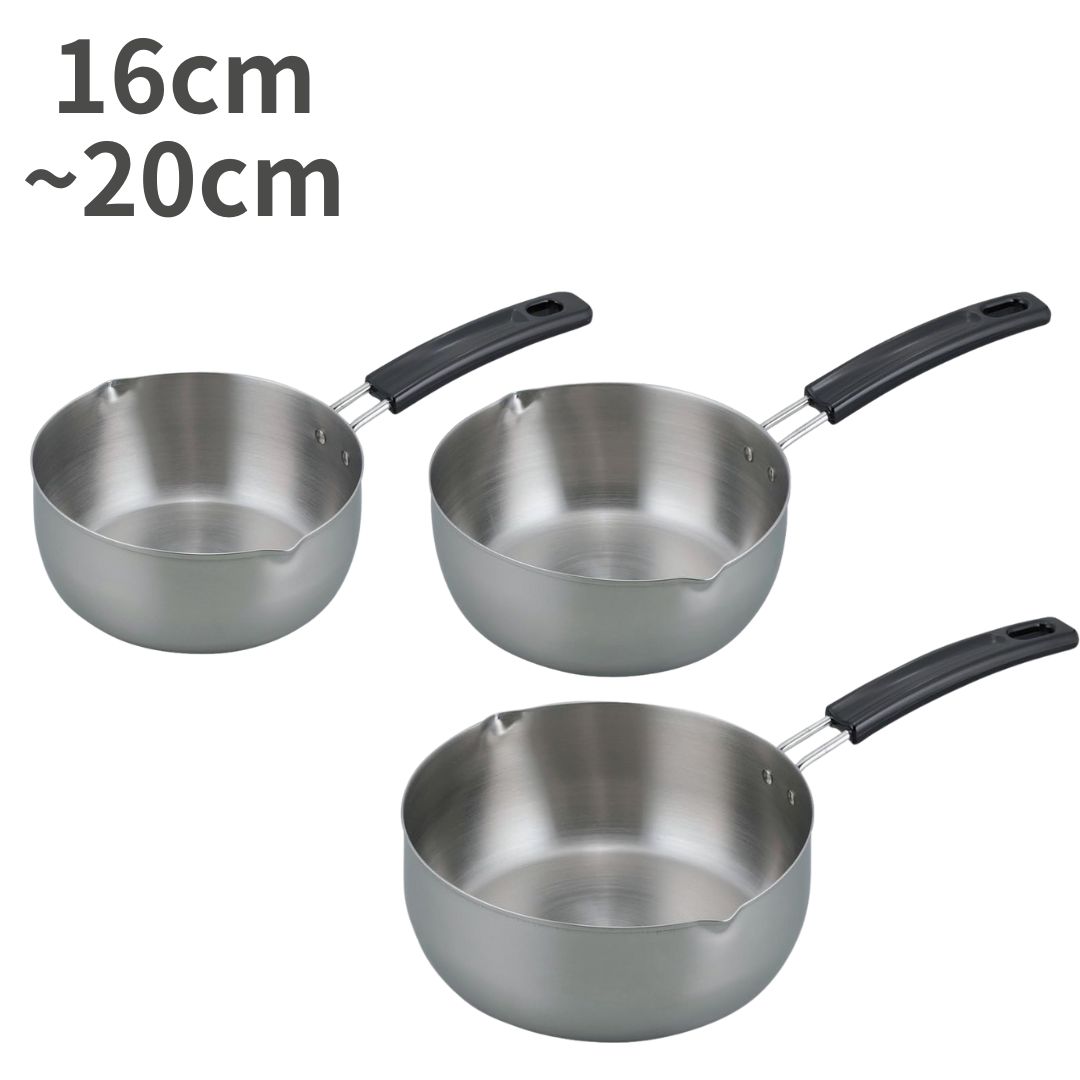 【楽天市場】3size ヴェンセ IH対応 雪平鍋 16cm 18cm 20cm 【在庫有り】| ステンレス ステンレス製 雪平鍋 IH対応 片手鍋 煮物 茹で物 和食 ステンレス：ファースト ...