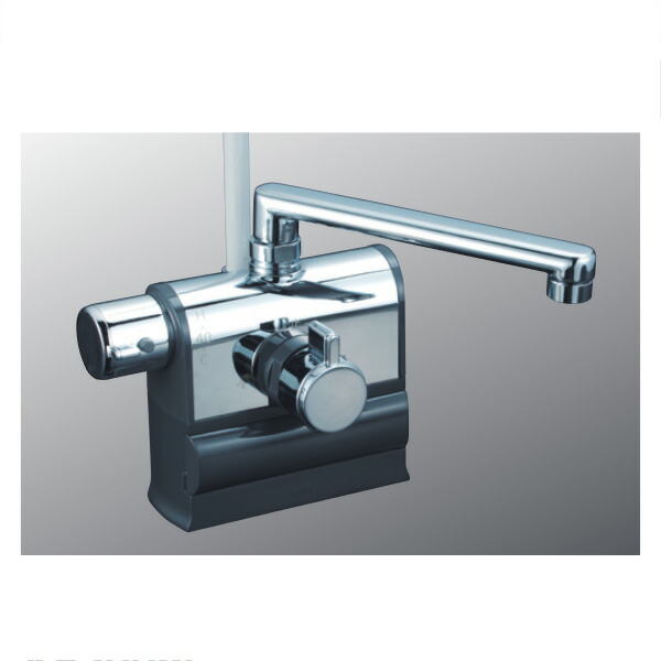 【楽天市場】KVK（ケーブイケー） KF3008L デッキ形サーモスタット式シャワー 左ハンドル仕様 （190mmパイプ付）：ファーストFACTORY