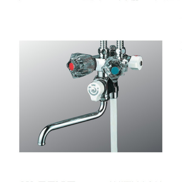 【楽天市場】KVK（ケーブイケー） KF50NC ソーラー2ハンドルシャワー（専用形）：ファーストFACTORY