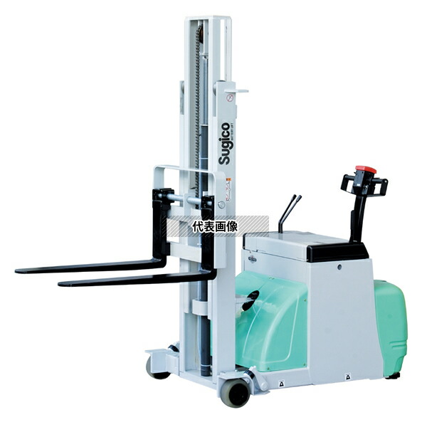 【楽天市場】杉国工業(Sugico・スギコー) 電動フォークリフト 3FW1028V ウォーキータイプ 積載能力900kg [法人限定][送料 ...