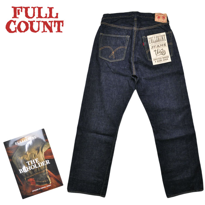 【楽天市場】FULLCOUNT フルカウント デニム ジーンズ 30th Anniversary original 0105 Wide Denim (One Wash) 30周年記念モデル ...