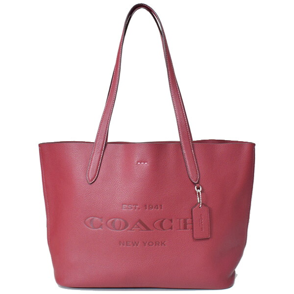 【楽天市場】コーチ バッグ COACH ぺブルレザー キャメロン トート ロゴ トートバッグ ワイン CC050【ブランド 新品 送料無料 ...