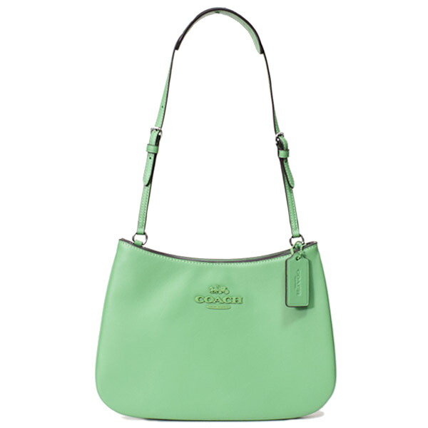 【楽天市場】コーチ バッグ COACH スムースレザー ペネロペ ロゴ スリム ショルダー ハンドバッグ ソフトグリーン CP101【ブランド ...