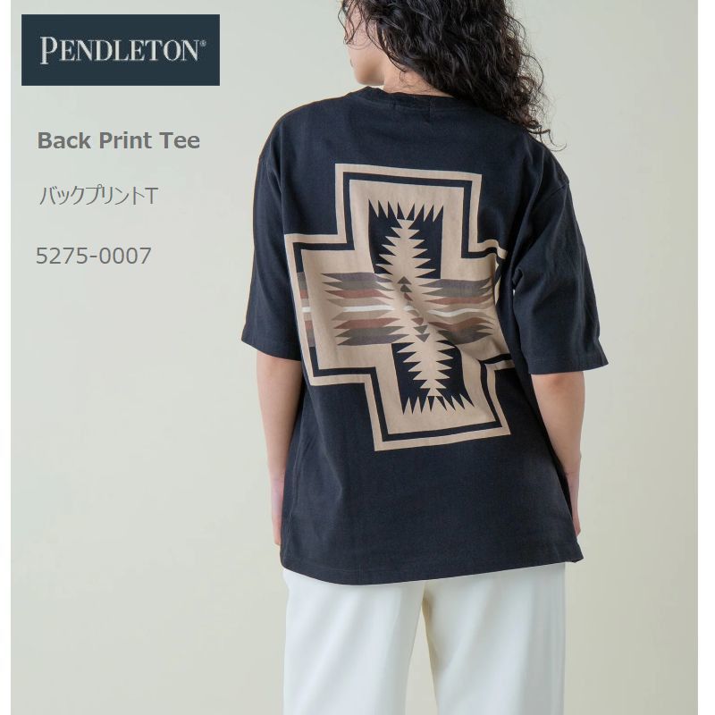 【楽天市場】[2025春夏新作] ペンドルトン tシャツ PENDLETON 4275-6005 バックプリント T ユニセックス Back Print Tee (Unisex) 半袖 クルー ...