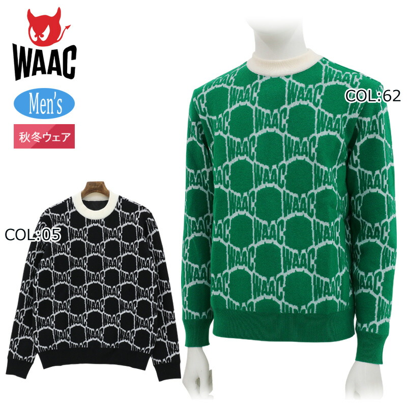 楽天市場】ワック WAAC 072334720 メンズ モックネック 長袖セーター