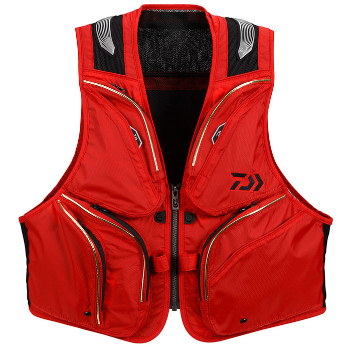 【楽天市場】【ダイワ】DV-3025 ショートフィッシングベスト レッド L：フィッシングハヤシ楽天市場店