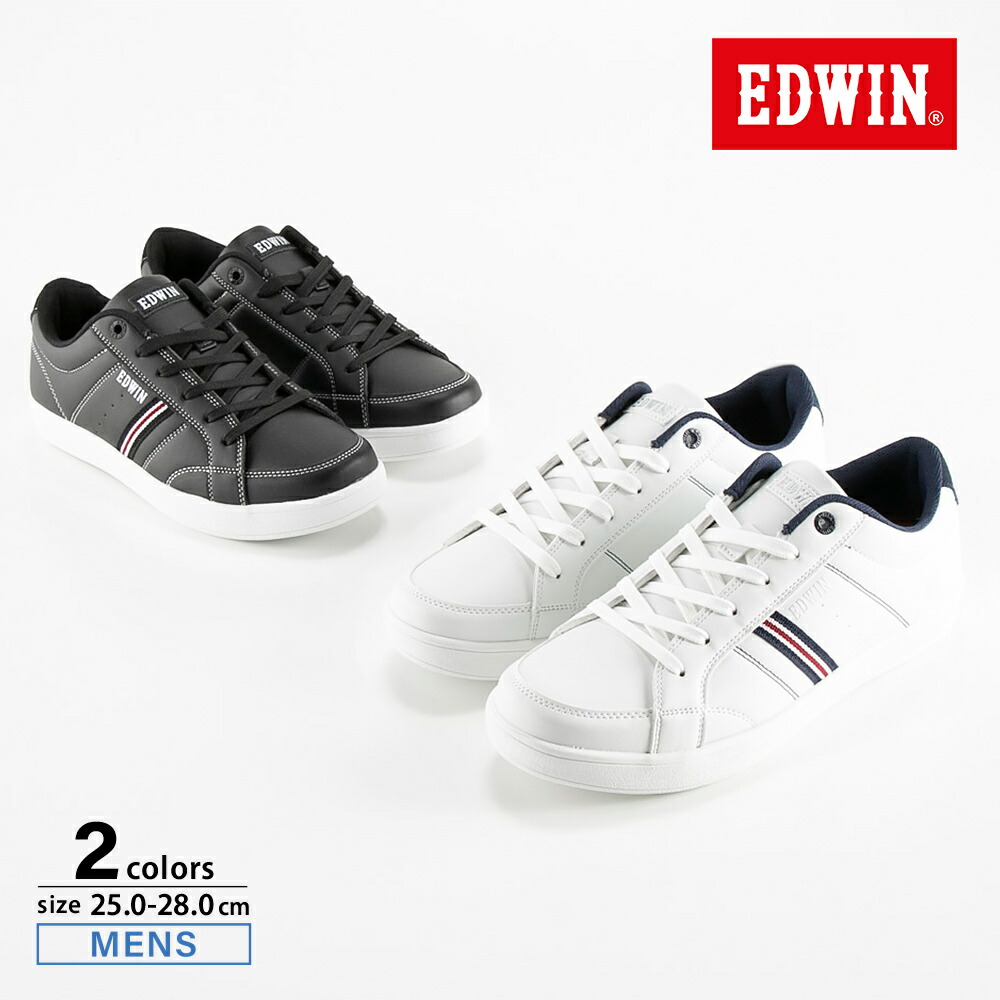【楽天市場】【9月4日-9月11日限定★クーポン配布中】エドウィン EDWIN メンズスニーカー ボウスイ プレーン EDW7013 フィットハウス：FIT HOUSE