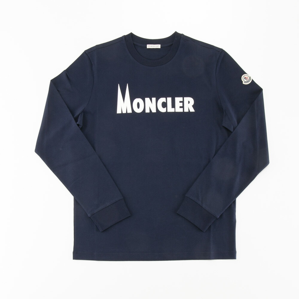 【楽天市場】【5月10日-5月11日限定★クーポン配布中】モンクレール MONCLER メンズトップス コットンジャージ素材 ラバー加工ロゴ ...