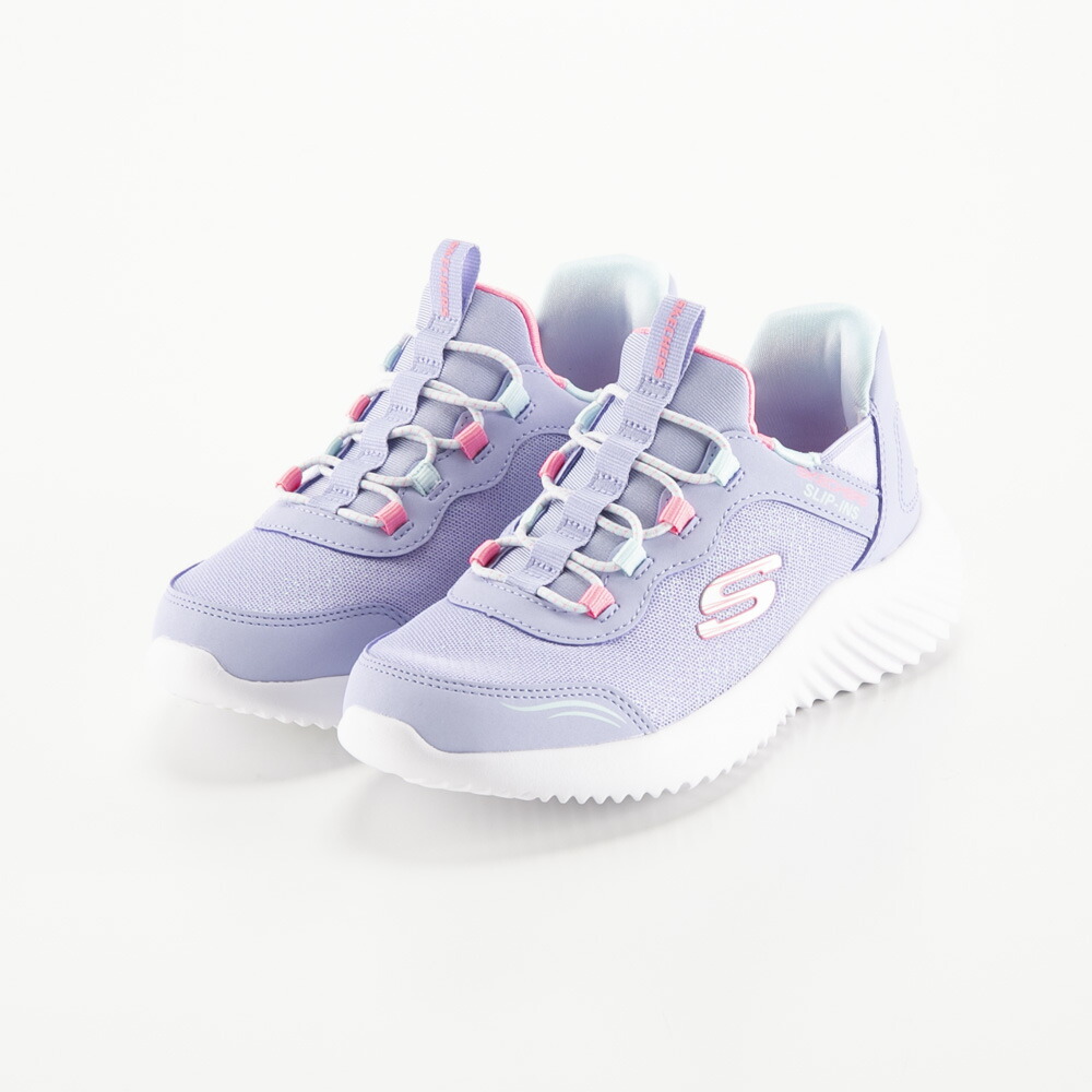 【楽天市場】スケッチャーズ SKECHERS キッズスニーカー BOUNDER バウンダー スリップインズ (LAV) 303585L ...