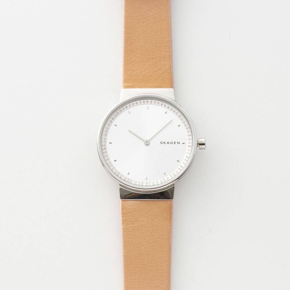 【楽天市場】【7月12日-7月13日限定★クーポン配布中】スカーゲン SKAGEN 腕時計 ANNELIE レザーベルトレディースウォッチ ...