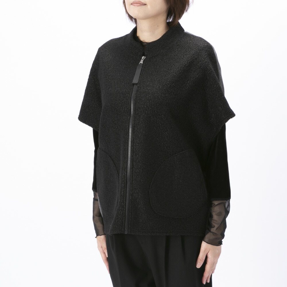 【楽天市場】【お買い物マラソン期間中ポイント5倍】ノアジェ NOA-GE レディーストップス ボア使いベスト 127-5501-9564/79 ...