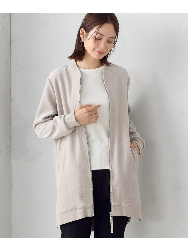 【楽天市場】【SALE／10%OFF】ロング ベロア ブルゾン COMME CA ISM コムサイズム ジャケット・アウター ブルゾン・ジャンパー グレー ブラック【RBA_E】【送料無料 ...