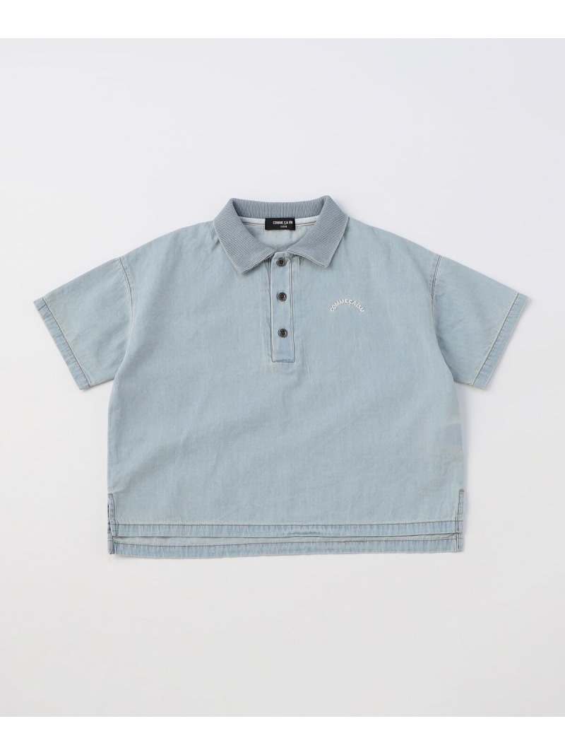 【楽天市場】【SALE／10%OFF】デニムポロシャツ COMME CA ISM コムサイズム トップス ポロシャツ ブルー【RBA_E】[Rakuten Fashion]：FIVEFOXes ...