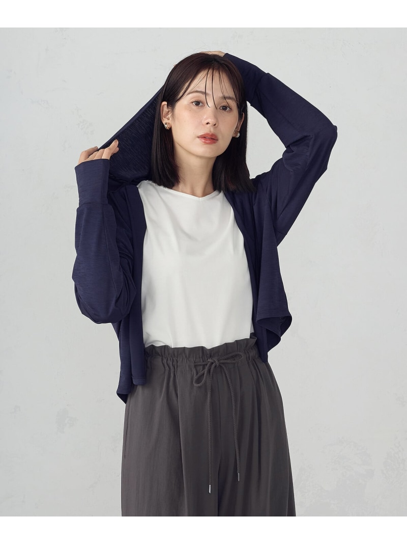【楽天市場】【SALE／10%OFF】【接触冷感・UVカット】着流しフーディカーディガン COMME CA ISM コムサイズム トップス カーディガン ブラック ネイビー【RBA_E】【送料 ...