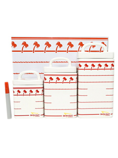【楽天市場】IN-N-OUT BURGER DRINK CUP 3P POT SET【INO-3POT-WHITE】：FIVE STAR DS