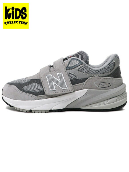 【楽天市場】【送料無料】【KIDS】NEW BALANCE KIDS PV990 GL6 WIDTH/W GRAY【PV990GL6-GREY ...