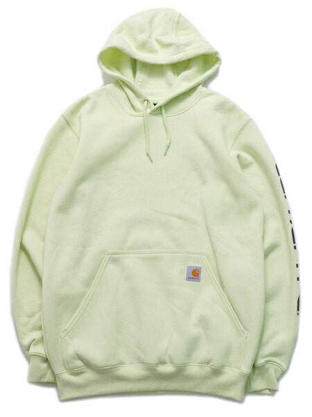 【楽天市場】【SALE】CARHARTT MIDWEIGHT LOGO HOODIE-PASTEL LIME【K288-G68-LIME ...