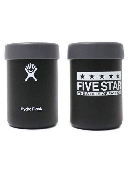 【楽天市場】Hydro Flask BEER FIVE STAR 12 OZ COOLER CUP-BLACK【5089051-20-5S ...