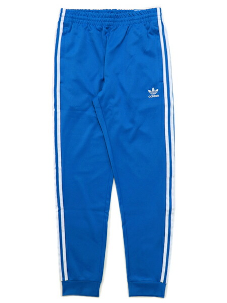 【楽天市場】【SALE】ADIDAS SST TRACK PANTS-BLUEBIRD/WHITE【EEP87-IM4542-BLUE ...