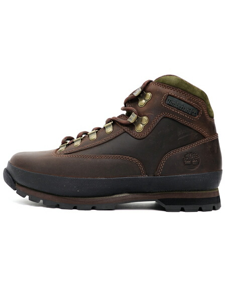 【楽天市場】【送料無料】TIMBERLAND EURO HIKER LEATHER MED BROWN FULL-GRAIN【95100 ...