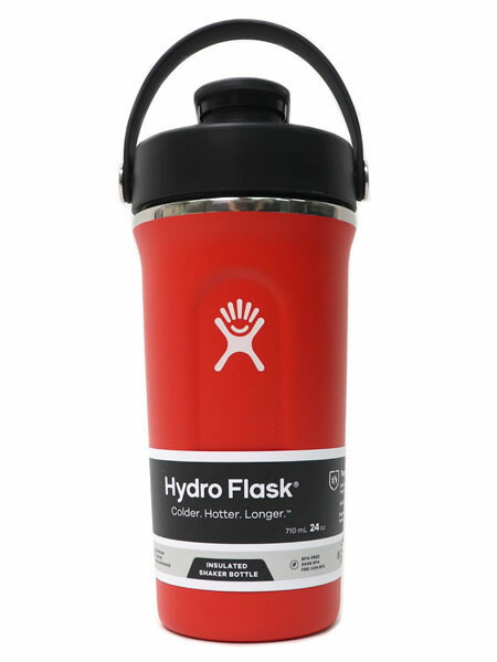 【楽天市場】Hydro Flask 24 OZ INSULATED SHAKER BOTTLE-GOJI【890170-0102-RED ...