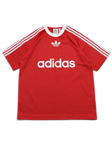 【楽天市場】ADIDAS ADICOLOR POLY TEE-BETTER SCARLET/WHITE【KMA93-IM9458-RED ...