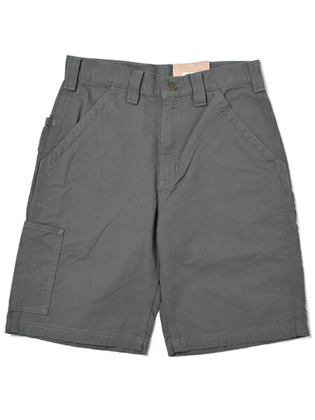 【楽天市場】【SALE】CARHARTT CANVAS WORK SHORT FATIGUE【B147-FAT-CHARCOAL】：FIVE ...