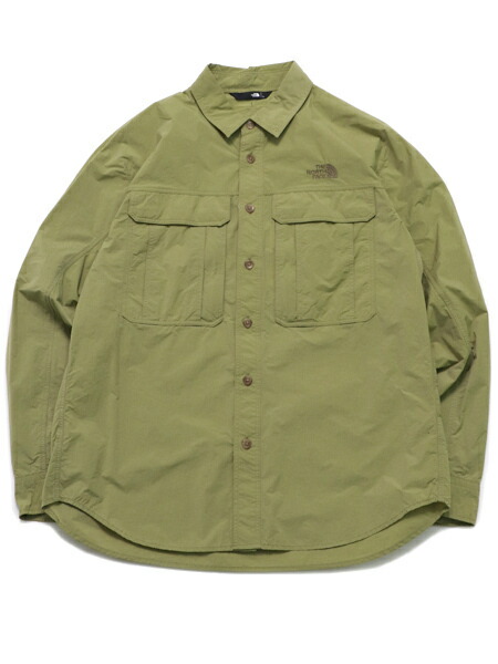 【楽天市場】【MEGA SALE】THE NORTH FACE L/S CLAD SHIRT【NR12202-WW-SAGE】：FIVE ...