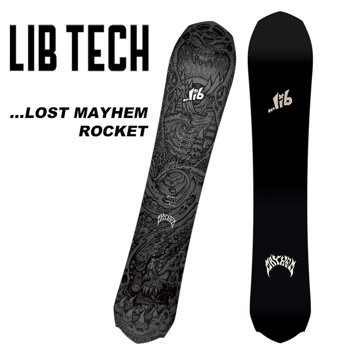 【楽天市場】LIBTECH リブテック スノーボード 板 ...LOST ROCKET 23-24 モデル：F.JANCK 楽天市場店