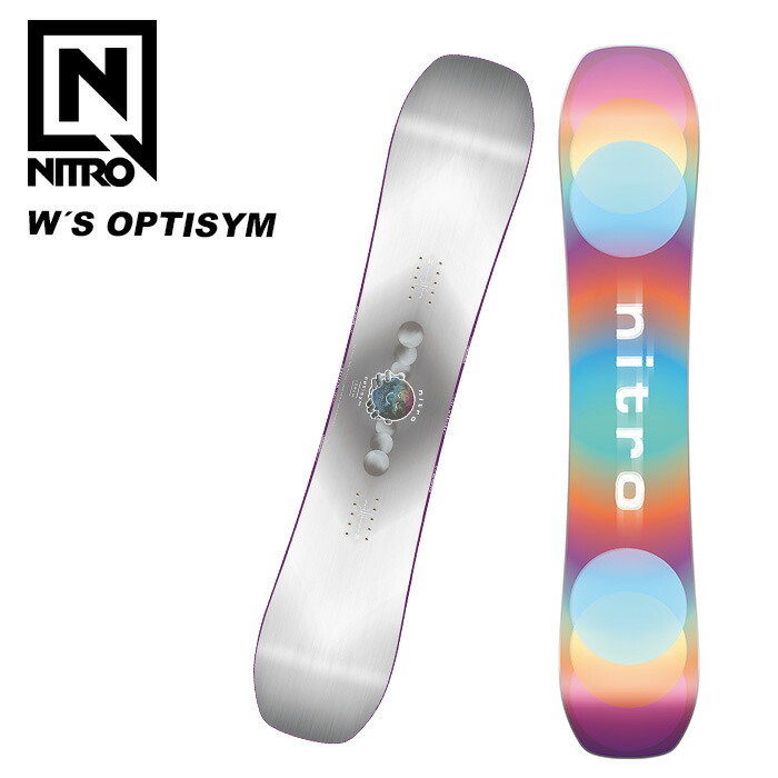 【楽天市場】NITRO ナイトロ スノーボード 板 W´S OPTISYM 23-24 モデル：F.JANCK 楽天市場店