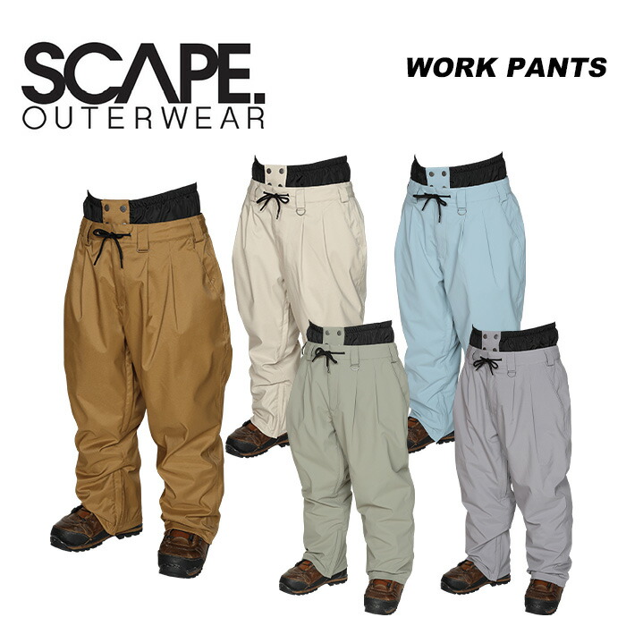 【楽天市場】SCAPE エスケープ ウェア WORK PANTS 23-24 モデル：F.JANCK 楽天市場店