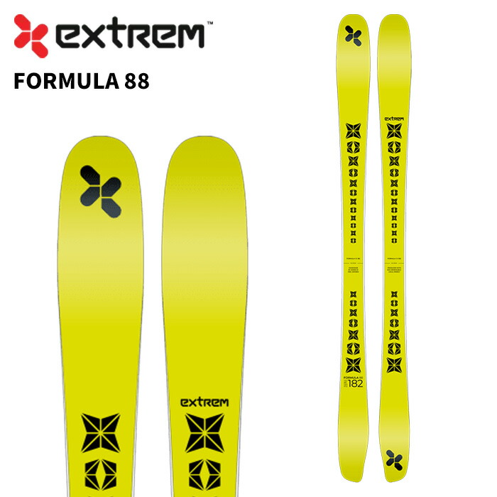 【楽天市場】EXTREM エクストリーム スキー板 FORMULA 88 板単品 24-25 モデル：F.JANCK 楽天市場店