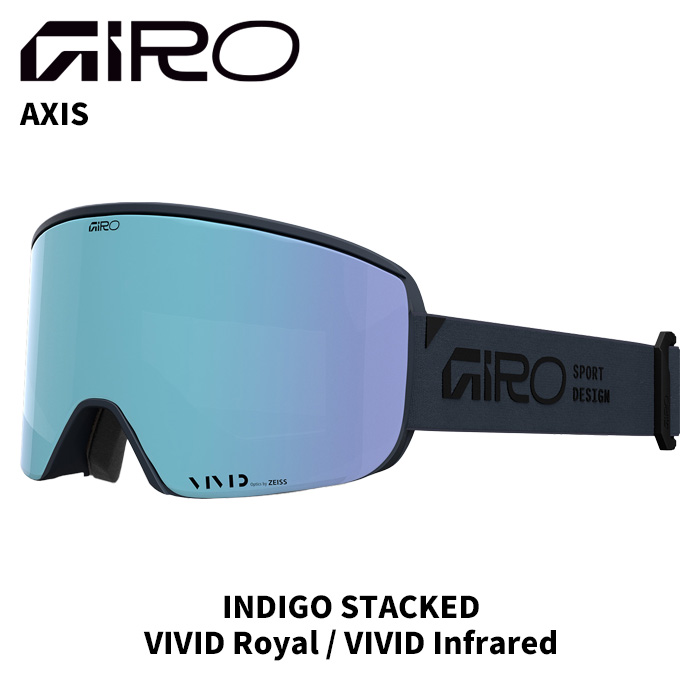 【楽天市場】GIRO ジロ ゴーグル AXIS INDIGO STACKED VIVID Royal / VIVID Infrared 25-26 モデル：F.JANCK 楽天市場店