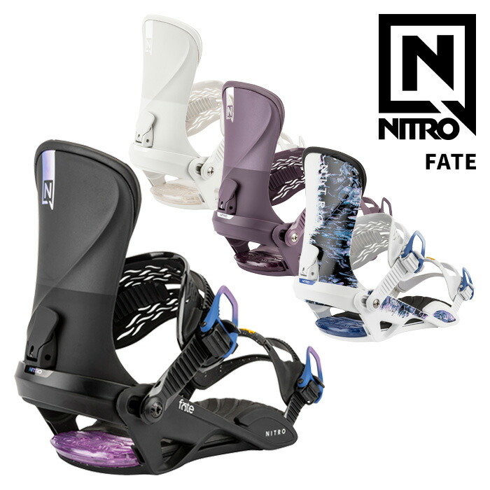 【楽天市場】NITRO ナイトロ スノーボード ビンディング FATE 25-26 モデル レディース：F.JANCK 楽天市場店