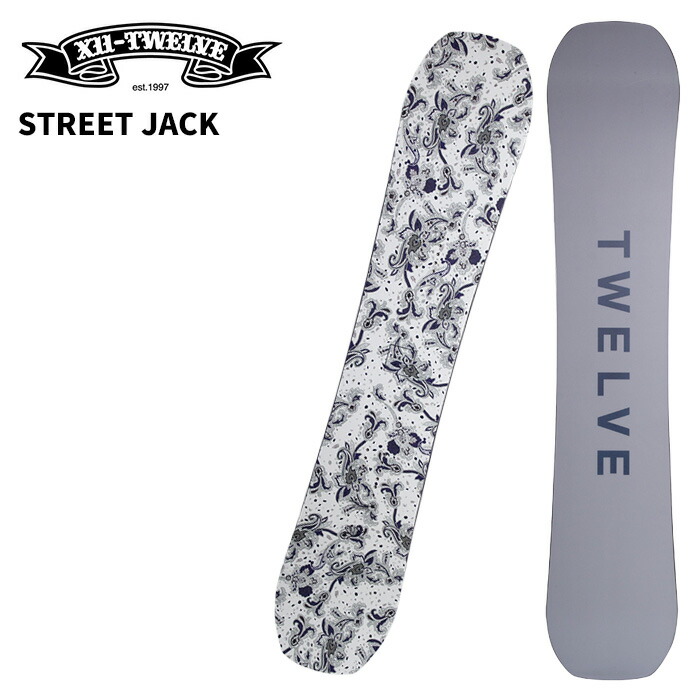 【楽天市場】TWELVE トゥエルブ スノーボード 板 STREET JACK / camber 25-26 モデル：F.JANCK 楽天市場店