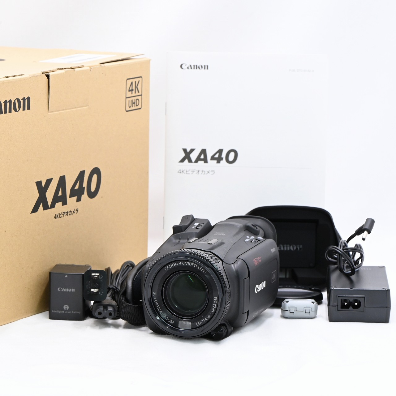 【楽天市場】Canon キヤノン 業務用4Kビデオカメラ XA40 ビデオカメラ【中古】：フラッグシップカメラ 楽天市場店