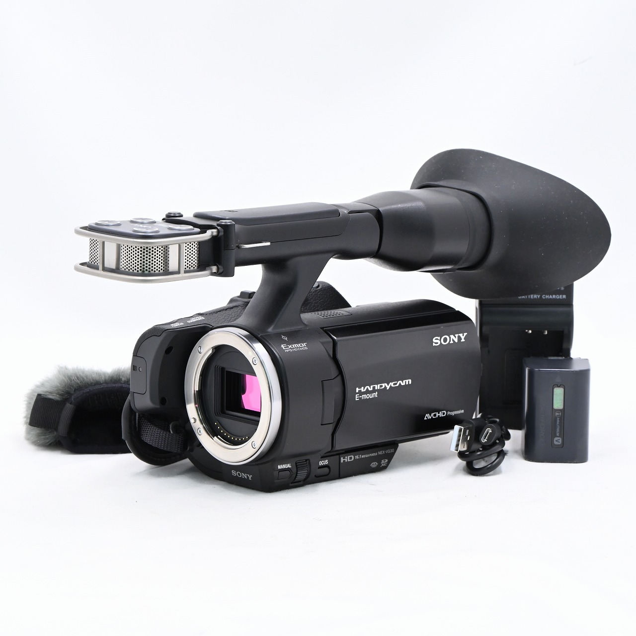 【楽天市場】SONY ソニー NEX-VG30 レンズ交換式デジタルHDビデオカメラレコーダー ビデオカメラ【中古】：フラッグシップカメラ 楽天市場店