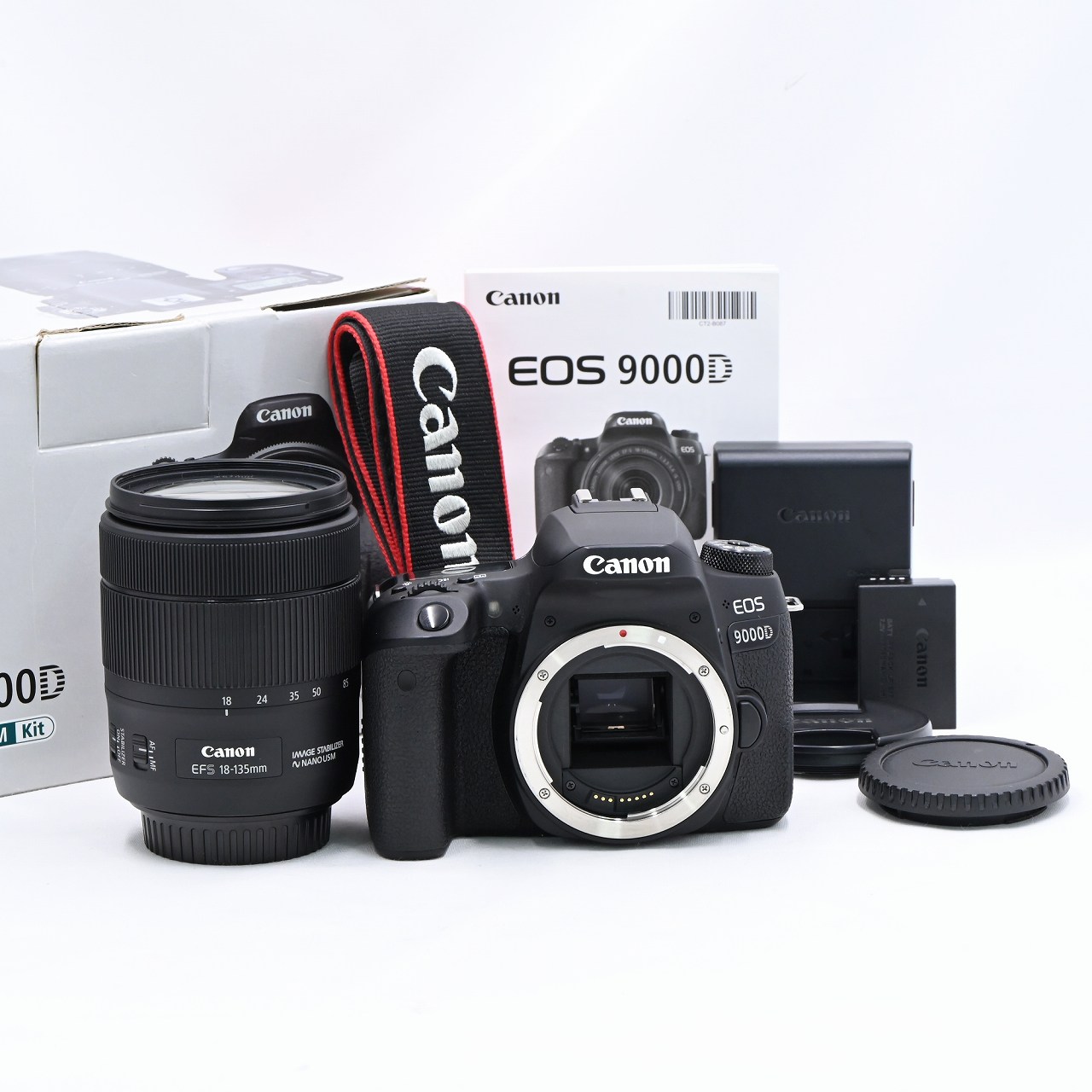 【楽天市場】キヤノン Canon EOS 9000D レンズキット EF-S18-135mm F3.5-5.6 IS USM デジタル一眼レフ ...