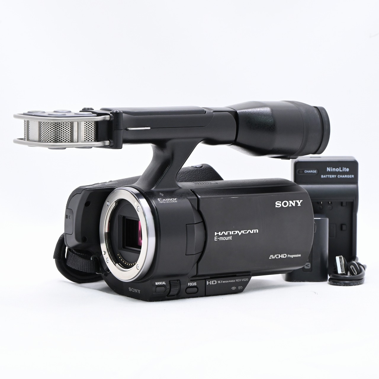 【楽天市場】ソニー SONY NEX-VG20 ボディ レンズ交換式デジタルHDビデオカメラレコーダー ビデオカメラ【中古】：フラッグシップ ...