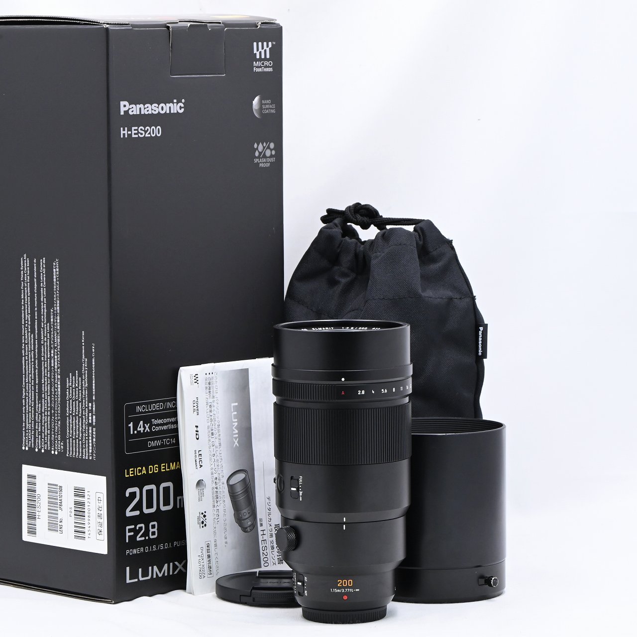 【楽天市場】パナソニック Panasonic LEICA DG ELMARIT 200mm F2.8 POWER O.I.S. H-ES200 交換レンズ【中古】：フラッグシップカメラ 楽天市場店